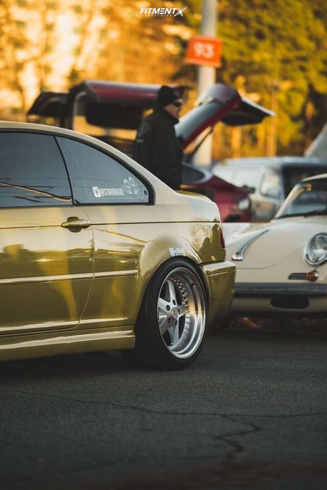 2002 BMW M3 Base with 18x9.5 ESR SR04 and Continental 245x40 on ...