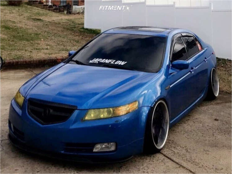 2004 Acura TL Base with 19x9.25 Weds Bazreia and Achilles 215x35 on ...