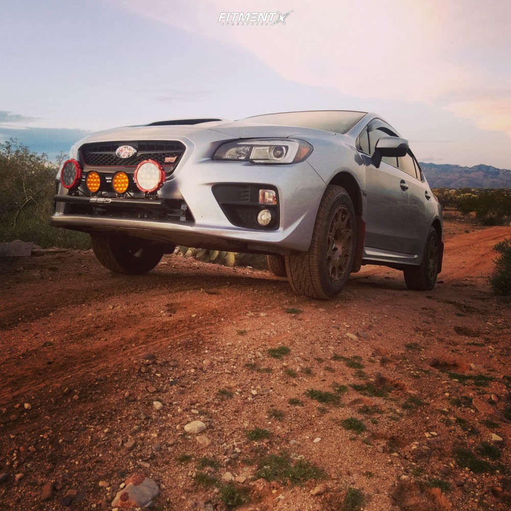 2016 Subaru WRX STI Base with 17x8 Method Mr502 and Pirelli 225x60 on ...