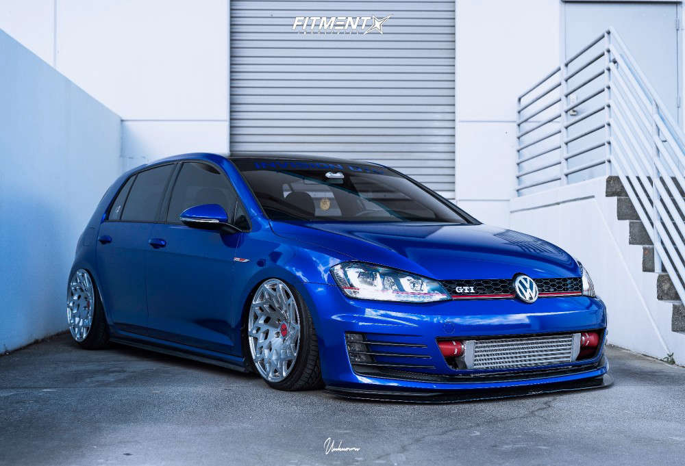 2017 Volkswagen GTI S with 18x9.5 WatercooledIND Md1 and Achilles ...