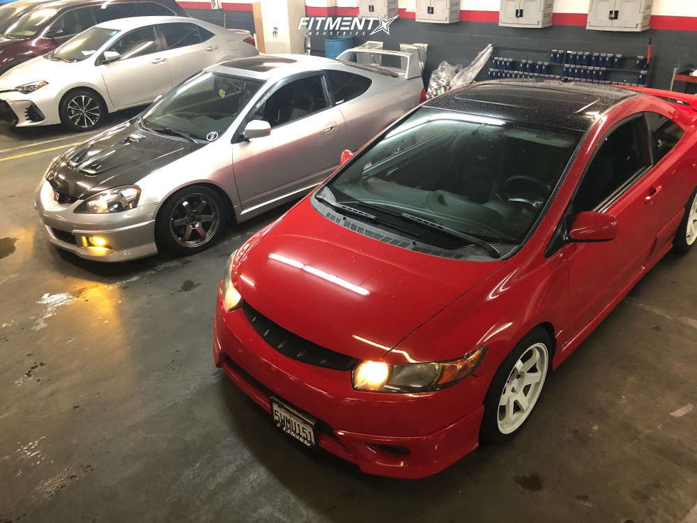 2008 Honda Civic Si 2dr Coupe (2.0L 4cyl 6M) with 17x9 Rota Grid and ...