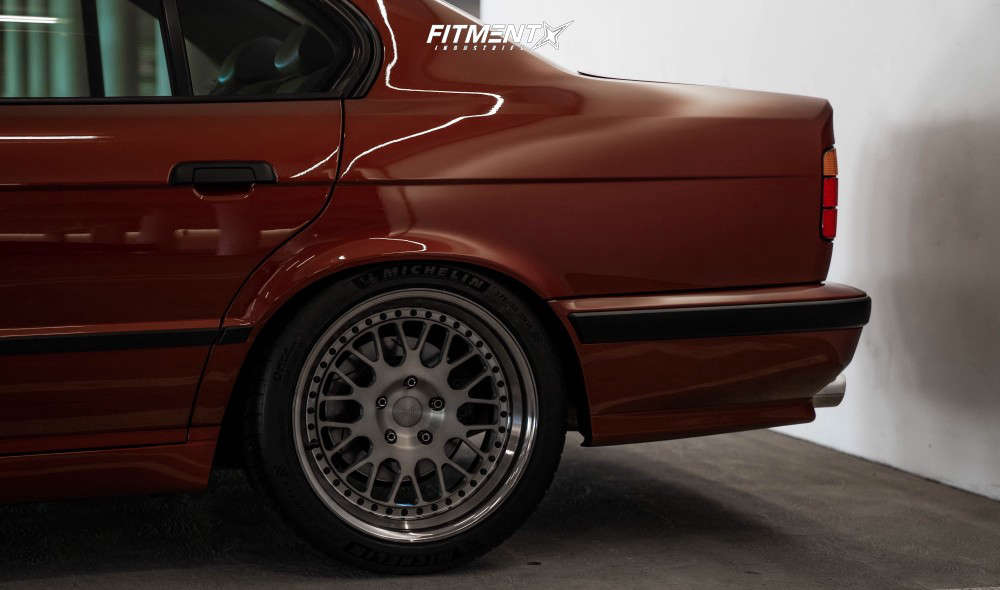 1995 BMW 540i Base with 18x9 Rotiform Lvs and Michelin 255x35 on ...