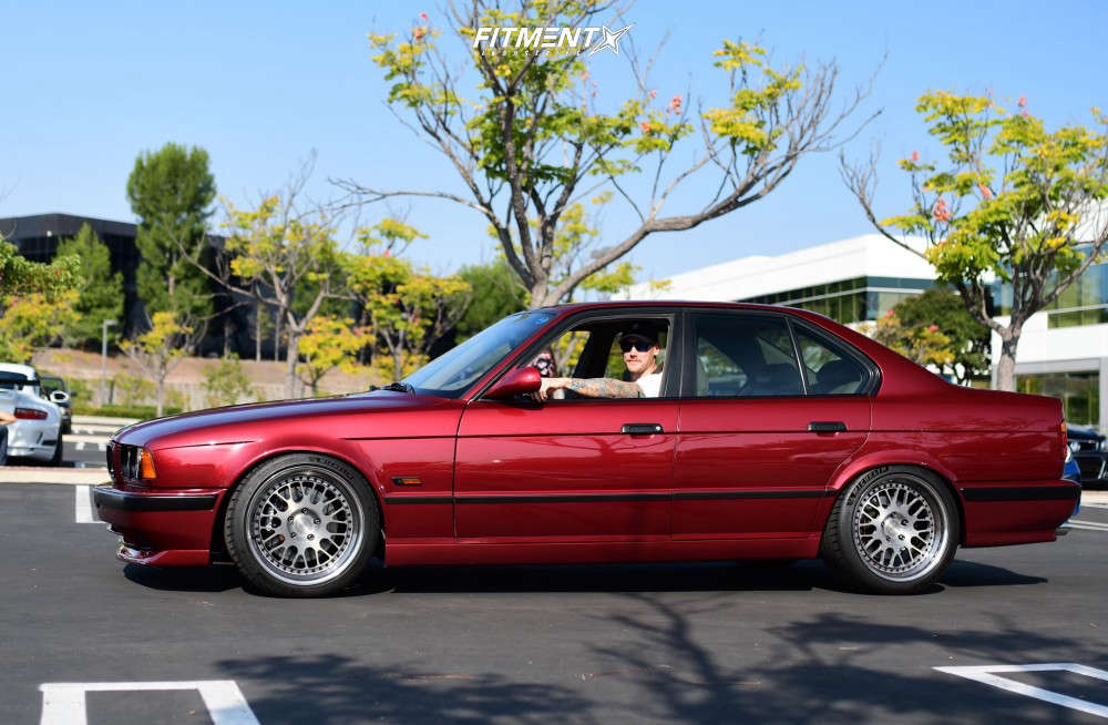 1995 BMW 540i Base with 18x9 Rotiform Lvs and Michelin 255x35 on ...