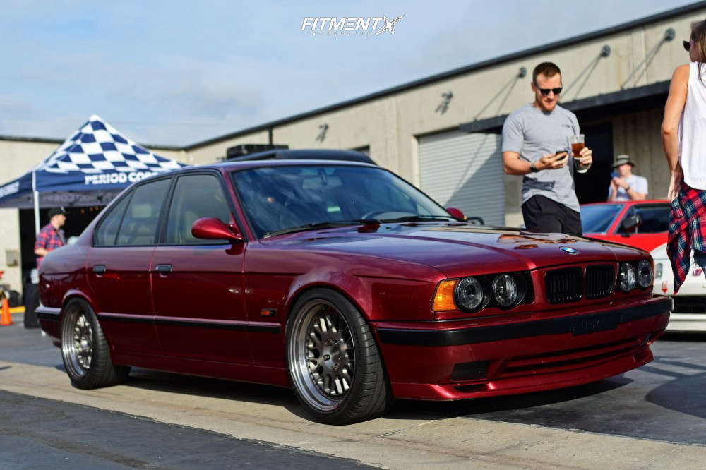 1995 BMW 540i Base with 18x9 Rotiform Lvs and Michelin 255x35 on ...