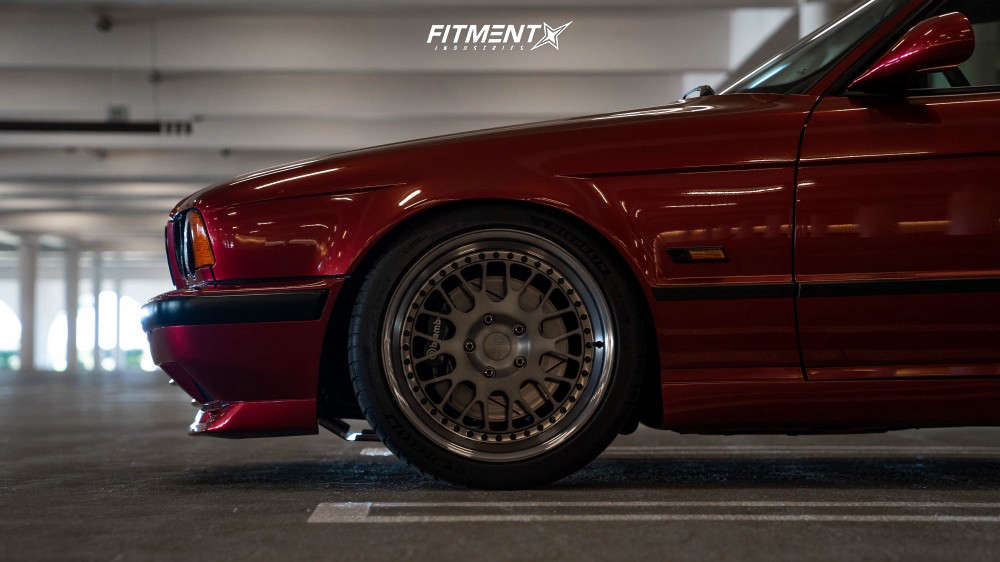 1995 BMW 540i Base with 18x9 Rotiform Lvs and Michelin 255x35 on ...