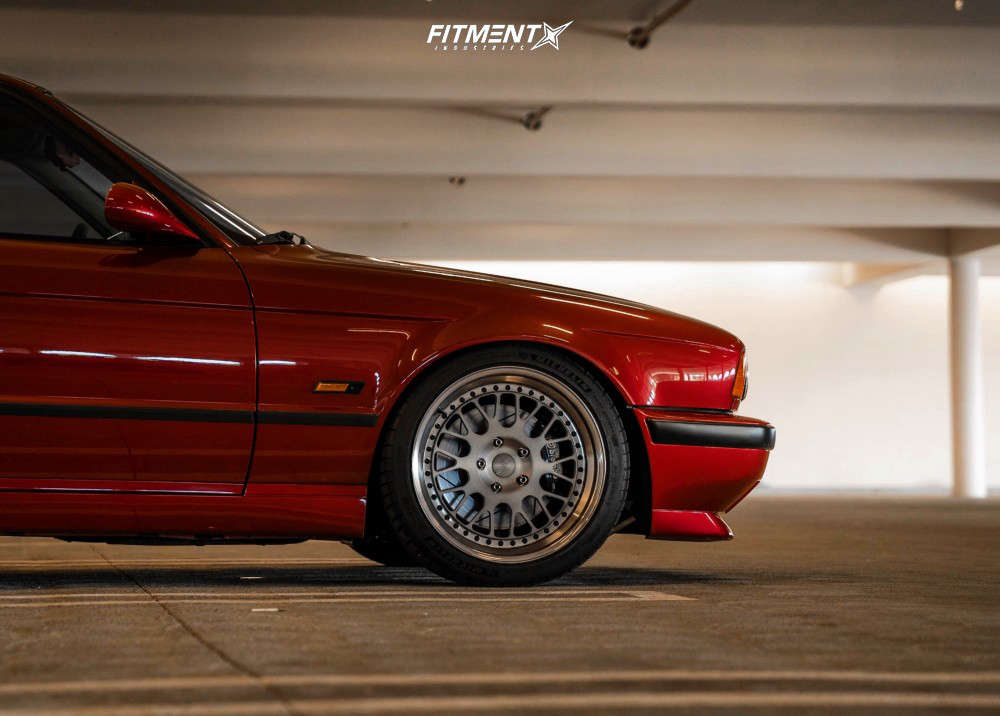 1995 BMW 540i Base with 18x9 Rotiform Lvs and Michelin 255x35 on ...