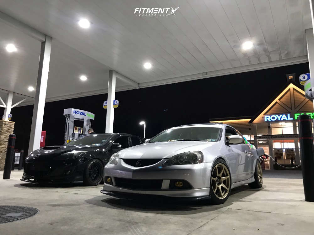 2006 Acura RSX Type-S with 17x9 MB Wheels Battle and Bridgestone 235x45 ...