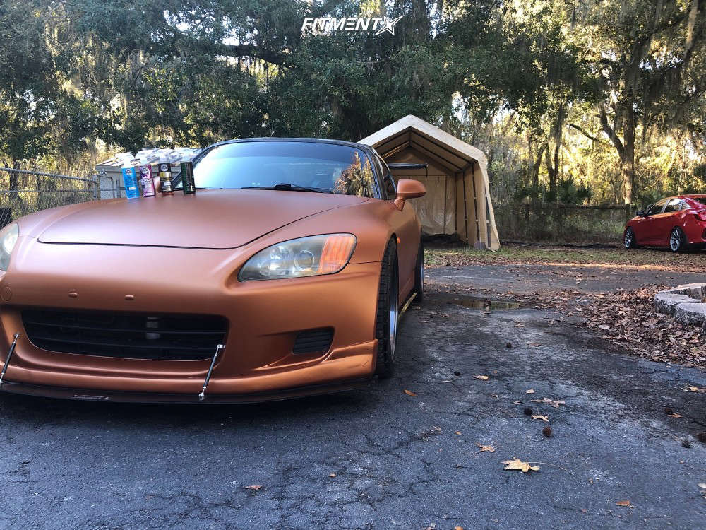 2001 Honda S2000 Base with 17x9 Enkei RPF1 and BFGoodrich 245x30 on ...