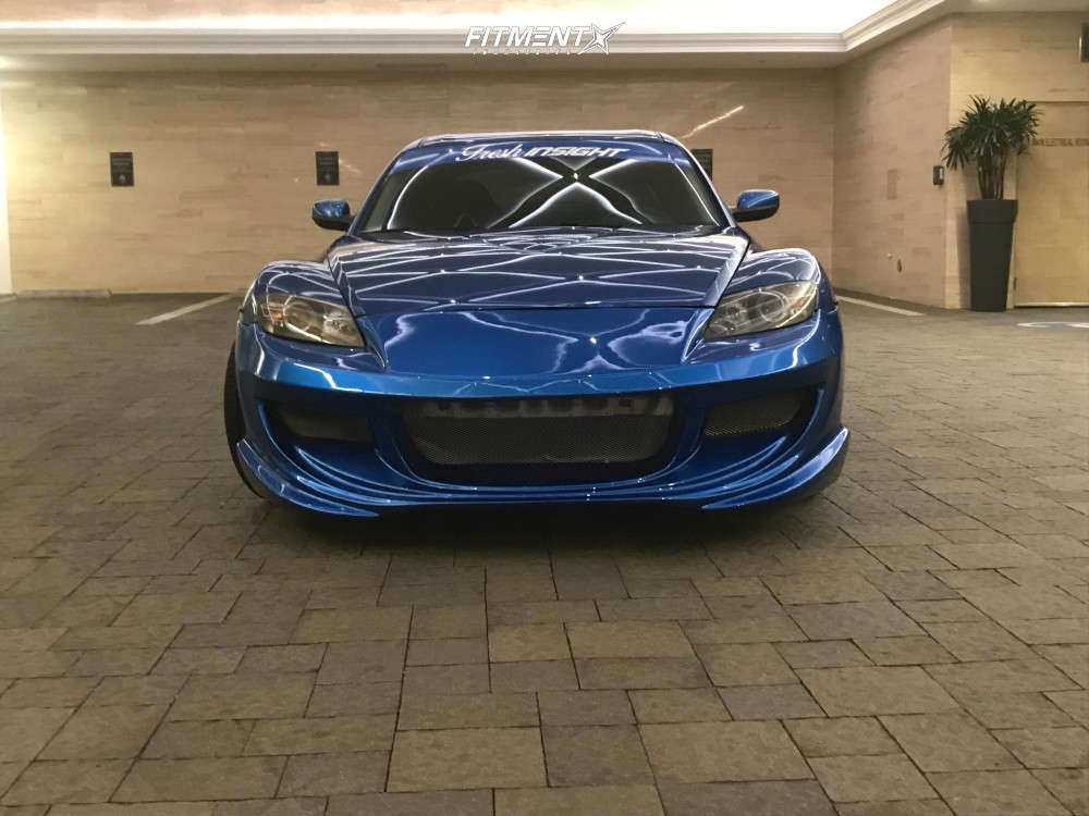 2004 Mazda RX-8 Base with 18x9 Ace Wheels Ex10 and Delinte 225x45 on ...