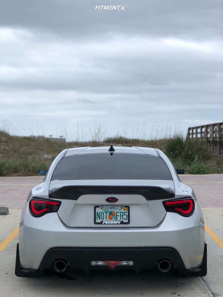 2014 Subaru BRZ Limited with 18x8 Motegi Mr118 and Firestone 225x40 on ...