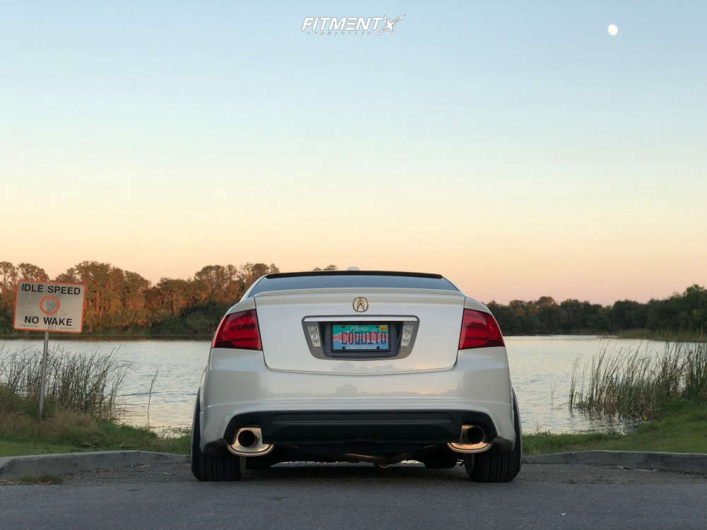 2006 Acura TL Base with 19x9.5 ESR SR04 and Delinte 215x35 on Coilovers ...