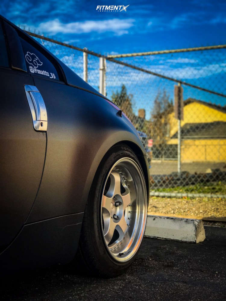 2007 Nissan 350Z Enthusiast with 19x9.5 ESR Sr06 and Federal 225x45 on ...