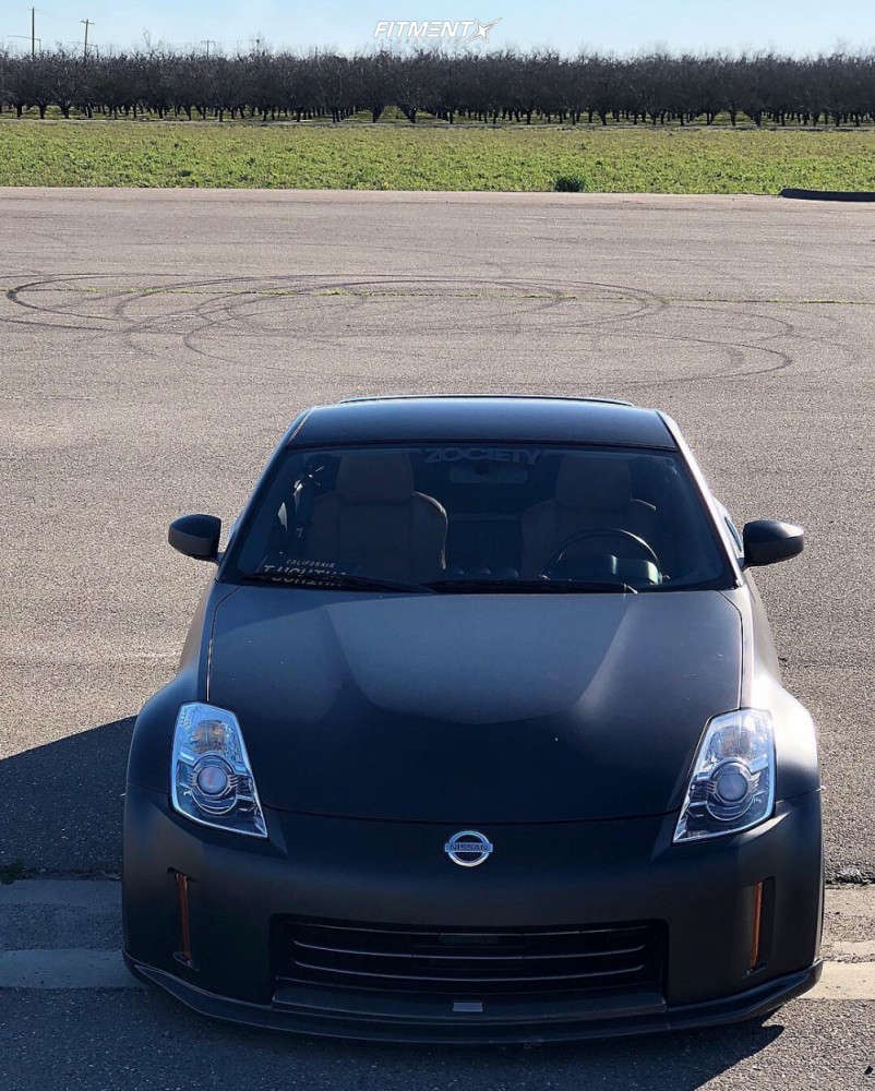 2007 Nissan 350Z Enthusiast with 19x9.5 ESR Sr06 and Federal 225x45 on ...