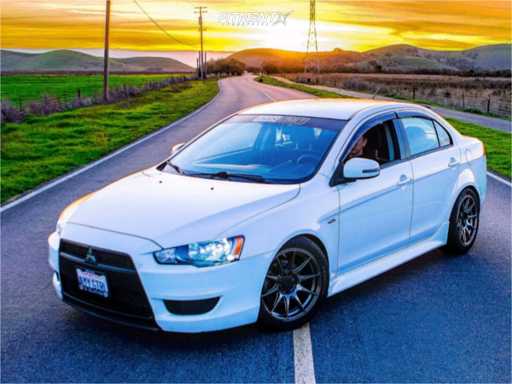 2015 Mitsubishi Lancer ES with 17x8.25 XXR 527 and Nankang 235x40 on ...