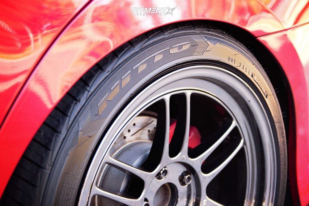 2012 Toyota Camry SE with 18x9 Enkei RPF1 and Nitto 235x40 on Coilovers ...