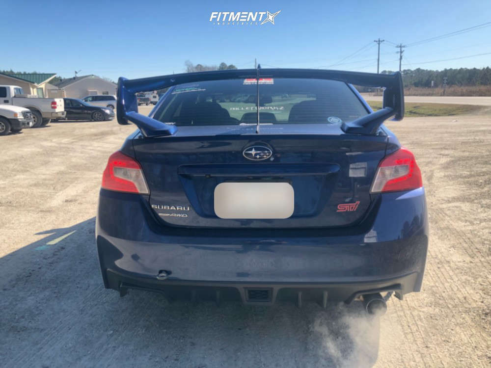 2015 Subaru WRX STI Limited with 18x9.5 AVID1 AV20 and Michelin 245x40 ...