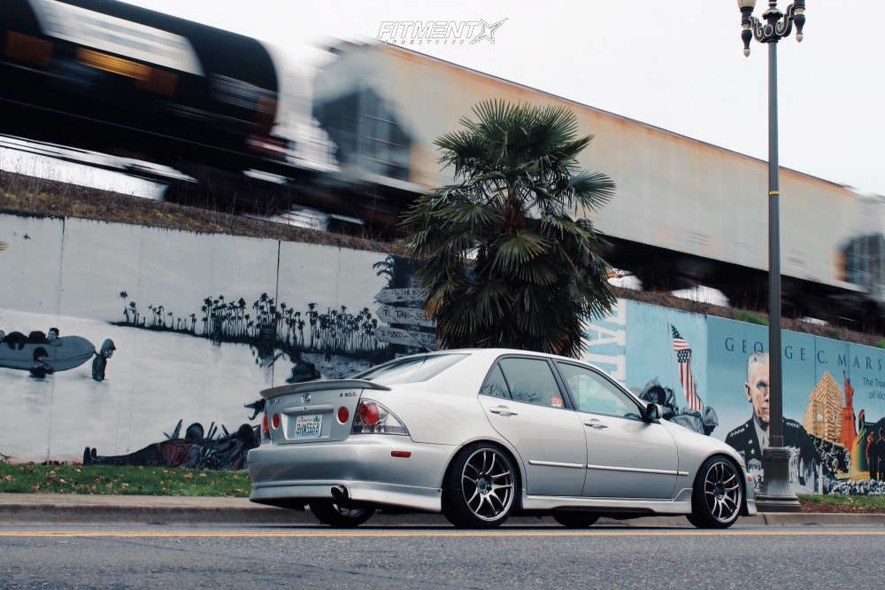 2002 Lexus IS300 E-Shift 4dr Sedan (3.0L 6cyl 5A) with 18x8.5 Vordoven ...