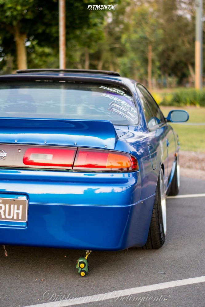 1996 Nissan S14 Base with 17x9.5 Work VS XX and Nankang 235x45 on ...