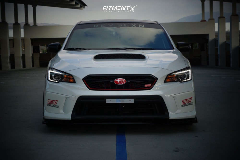 2018 Subaru WRX STI Limited with 19x9.5 Cosmis Racing R1 and Pirelli ...