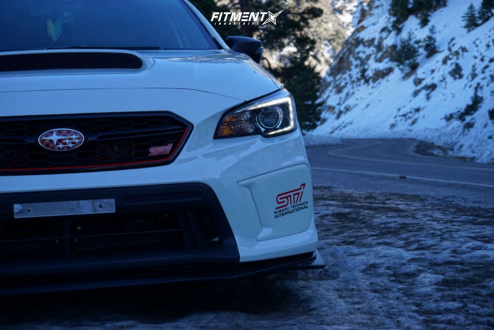 2018 Subaru WRX STI Limited with 19x9.5 Cosmis Racing R1 and Pirelli ...
