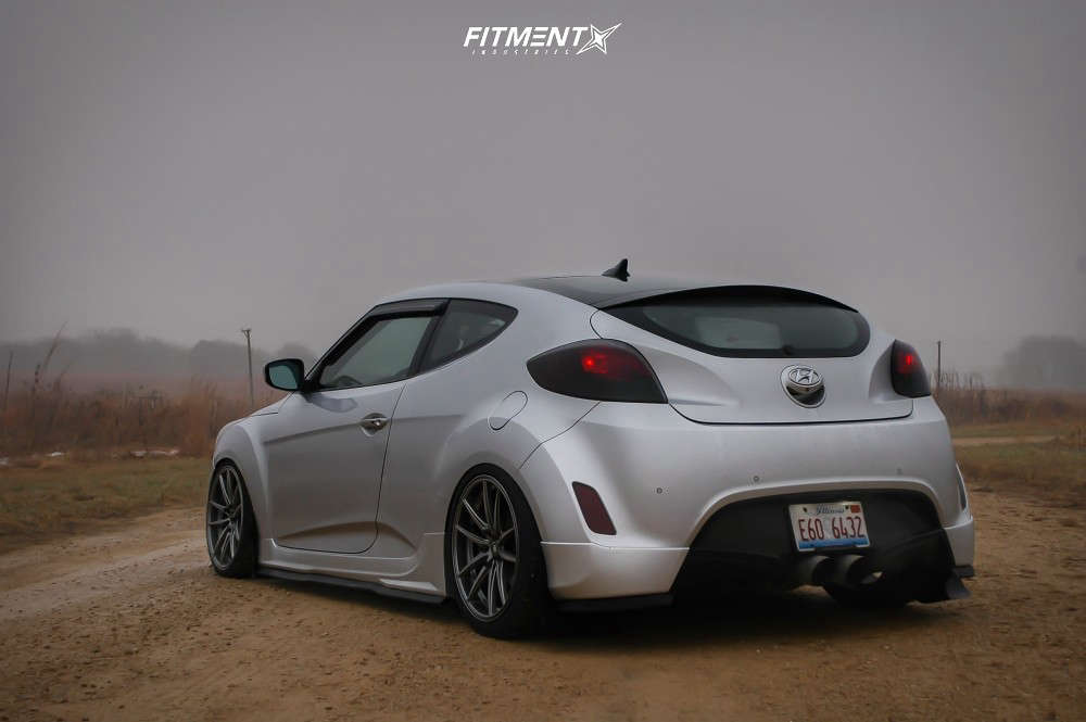 2012 Hyundai Veloster Base with 18x8 Konig Oversteer and Achilles ...