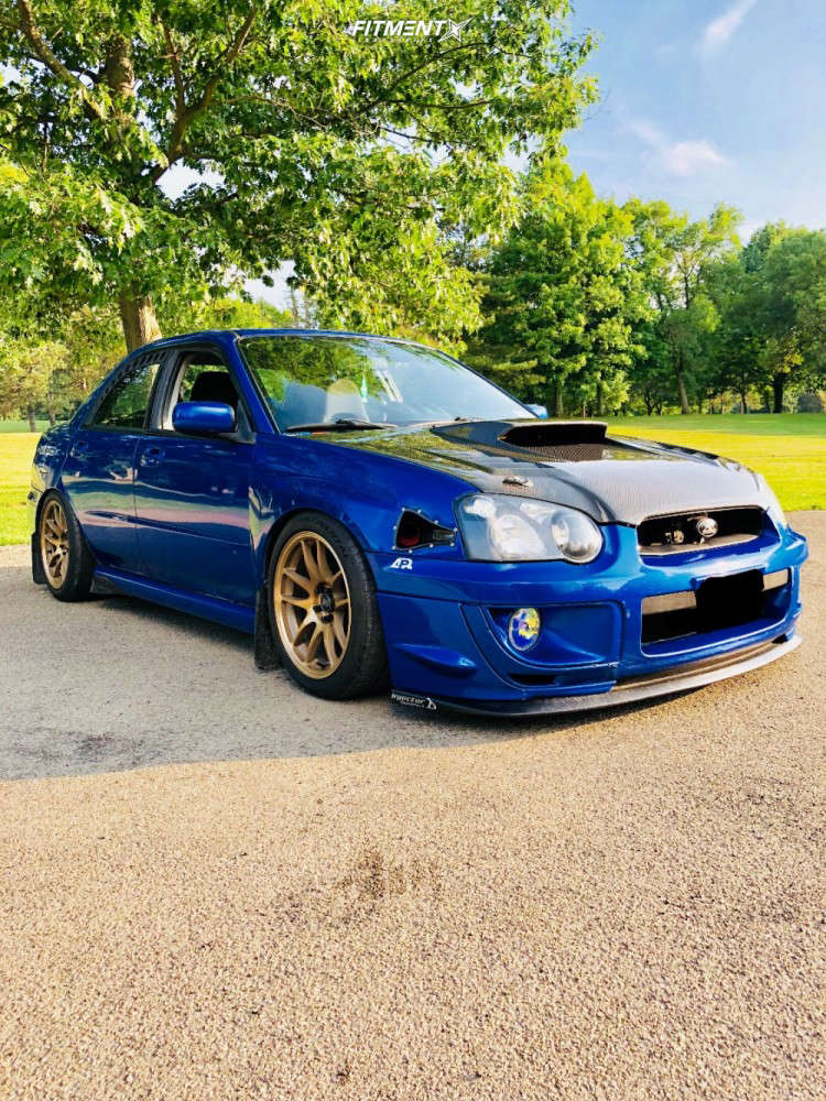 2004 Subaru WRX Base with 17x9 Rota Torque and Continental 245x30 on ...