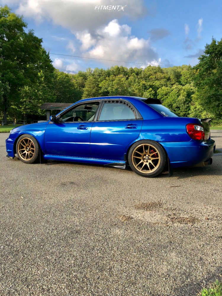 2004 Subaru WRX Base with 17x9 Rota Torque and Continental 245x30 on ...