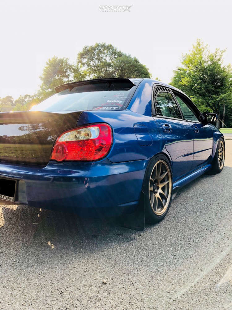 2004 Subaru WRX Base with 17x9 Rota Torque and Continental 245x30 on ...