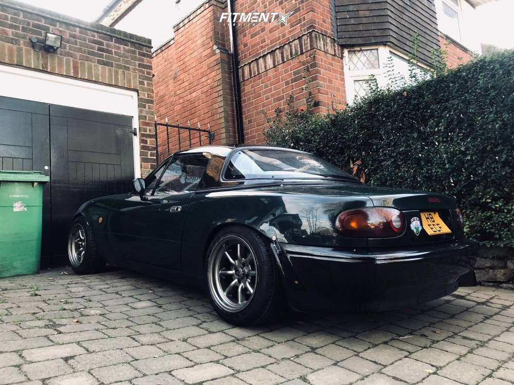 1990 Mazda MX-5 Miata Base with 15x8 Rota Rkr and Uniroyal 195x50 on ...