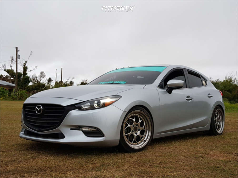 2017 Mazda 3 Touring with 18x8.5 Aodhan Ds01 and Nexen 215x40 on ...