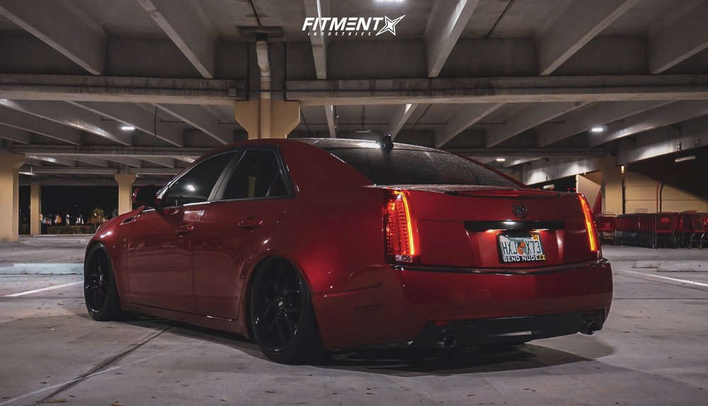 2009 Cadillac CTS Base with 20x10 XO Athens and Nitto 255x20 on ...