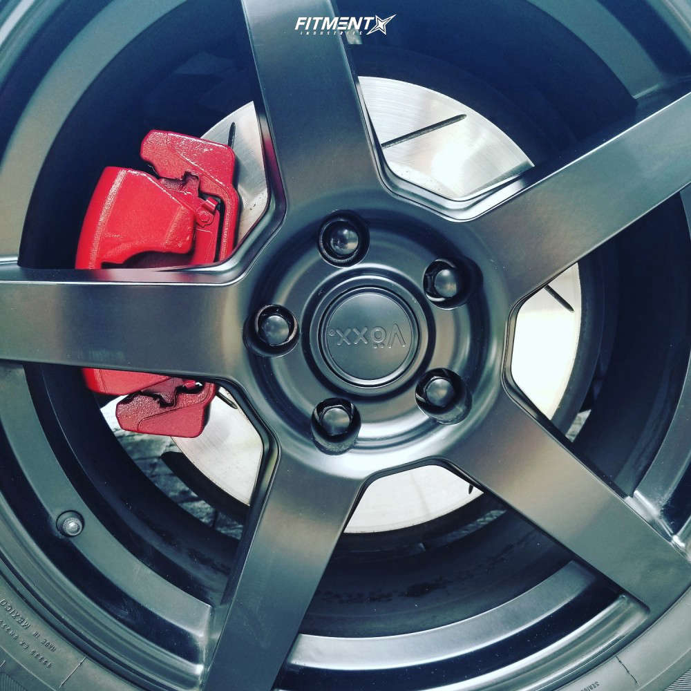 2014 Dodge Challenger SXT with 18x8 Voxx Mga and Firestone 235x55 on ...