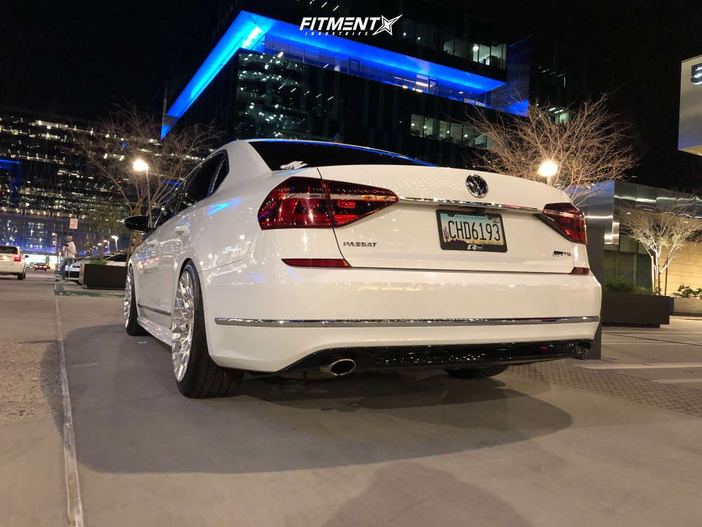 2017 Volkswagen Passat R-Line with 19x9.5 TSW Oslo and Continental ...