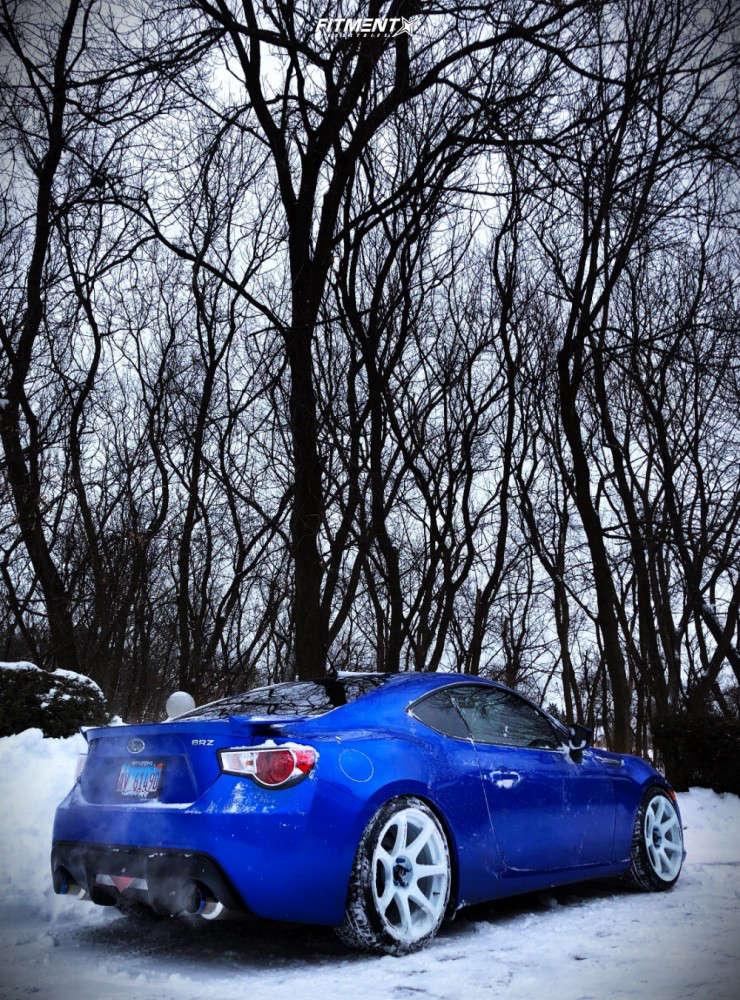 2013 Subaru BRZ Limited with 18x9 Cosmis Racing Mr7 and Continental ...