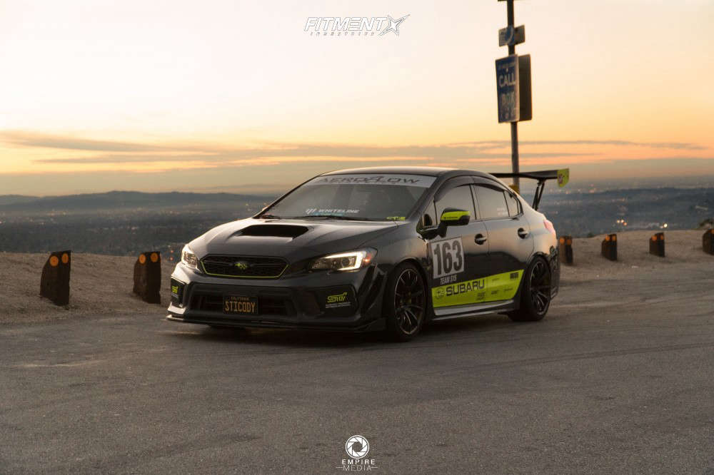 2018 Subaru WRX STI Base with 18x10 Rays Engineering 57 Transcends and ...