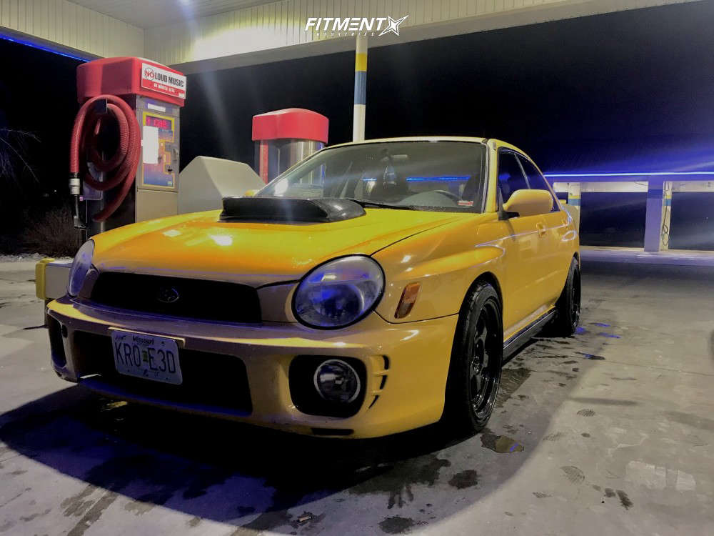 2003 Subaru WRX Base with 17x9.5 ESR Sr06 and Federal 235x40 on ...