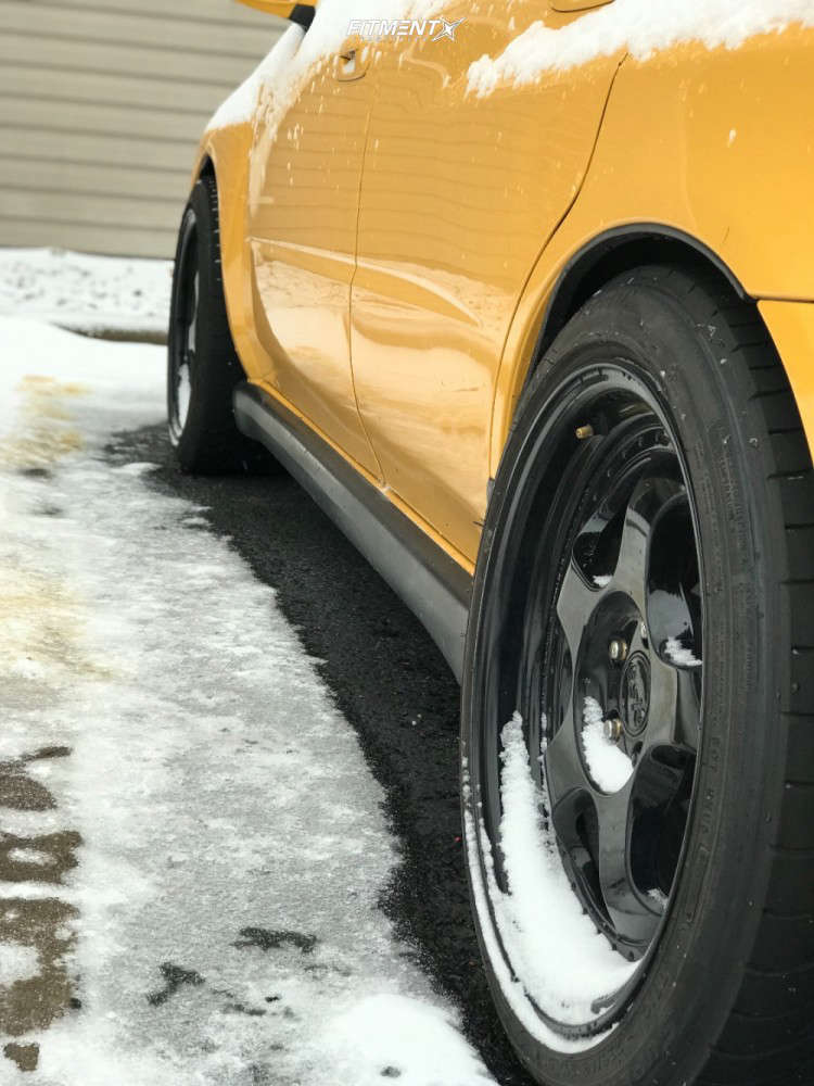 2003 Subaru WRX Base with 17x9.5 ESR Sr06 and Federal 235x40 on Lowering Springs | 607024 ...