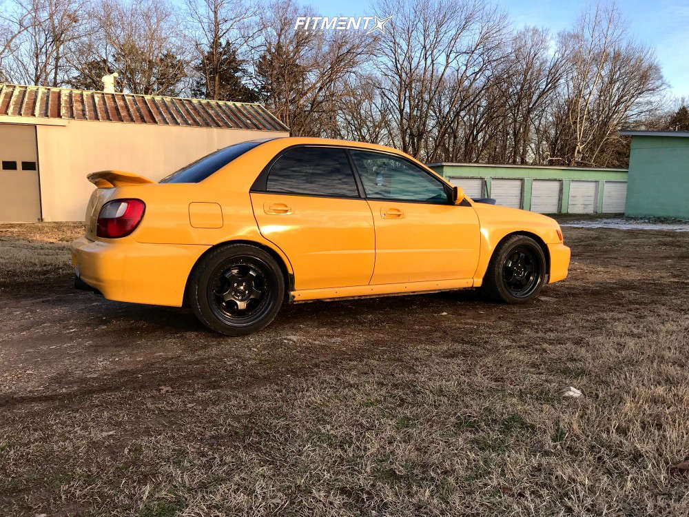 2003 Subaru WRX Base with 17x9.5 ESR Sr06 and Federal 235x40 on ...