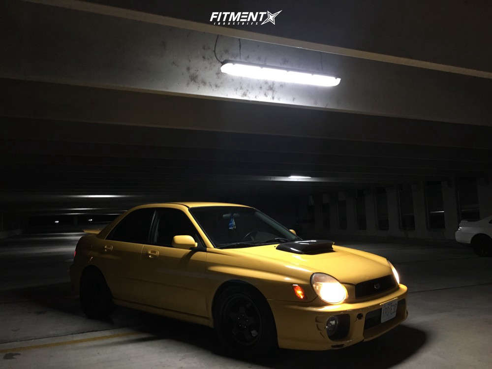 2003 Subaru WRX Base with 17x9.5 ESR Sr06 and Federal 235x40 on ...