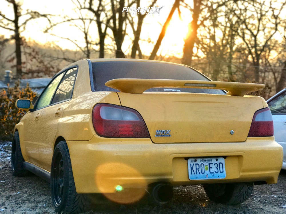 2003 Subaru WRX Base with 17x9.5 ESR Sr06 and Federal 235x40 on ...