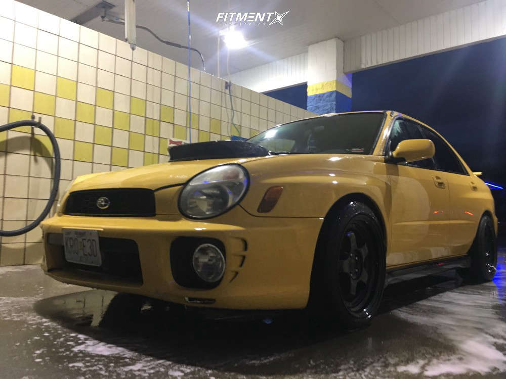 2003 Subaru WRX Base with 17x9.5 ESR Sr06 and Federal 235x40 on ...