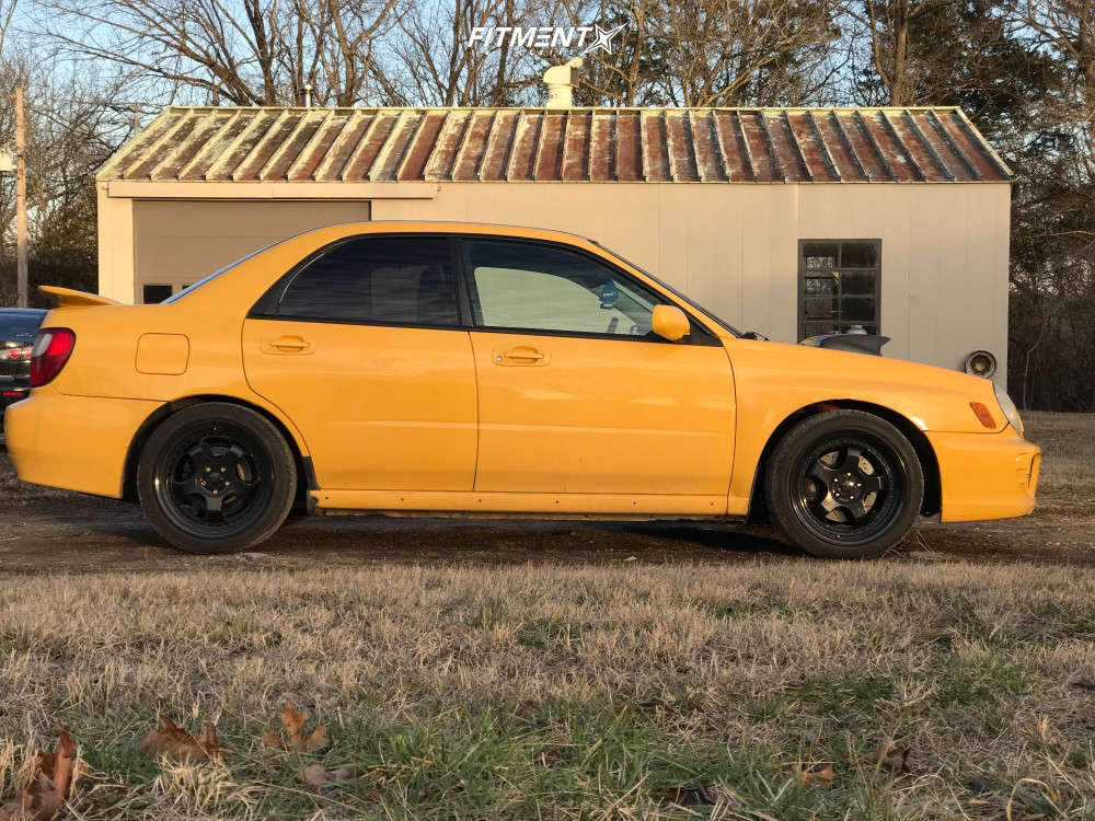 2003 Subaru WRX Base with 17x9.5 ESR Sr06 and Federal 235x40 on ...