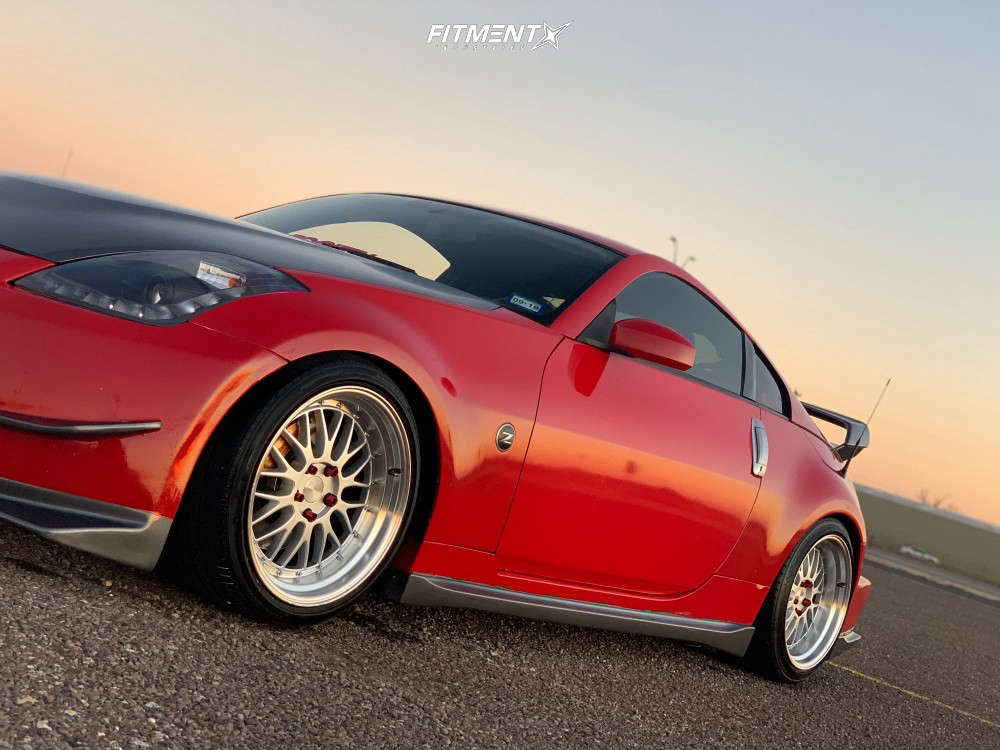 2008 Nissan 350Z Nismo with 18x9.5 ESR Sr05 and Michelin 255x35 on ...