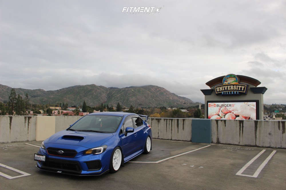2018 Subaru WRX Base with 18x9.5 Work D9r and Michelin 235x40 on ...