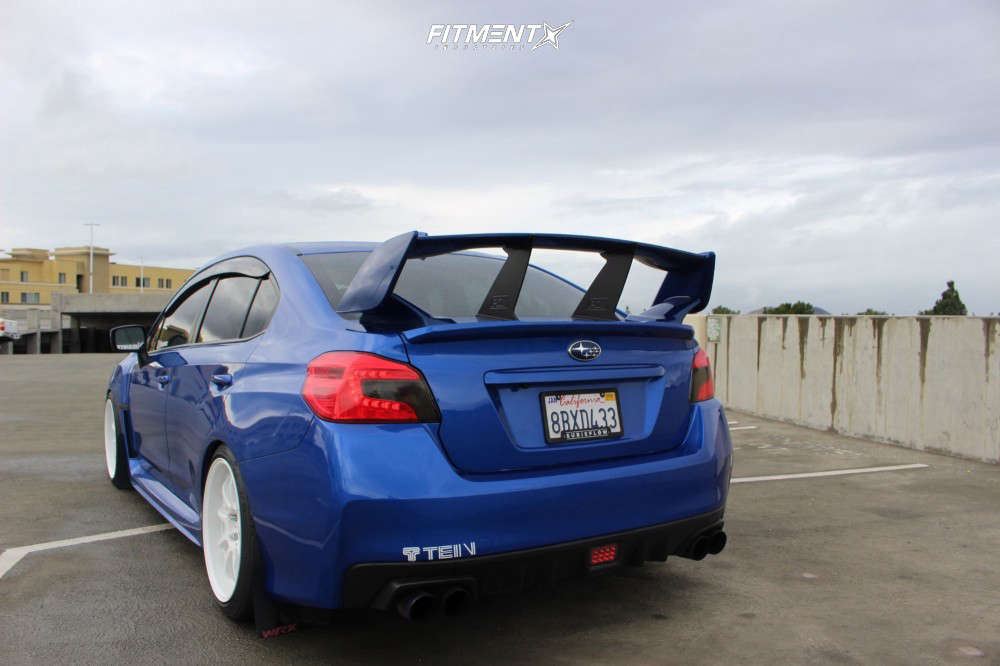 2018 Subaru WRX Base with 18x9.5 Work D9r and Michelin 235x40 on ...