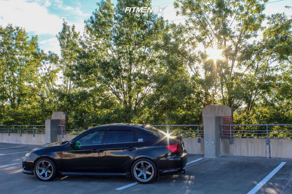2009 Subaru WRX Base with 18x9.5 Volk Te37 and Federal 265x35 on ...