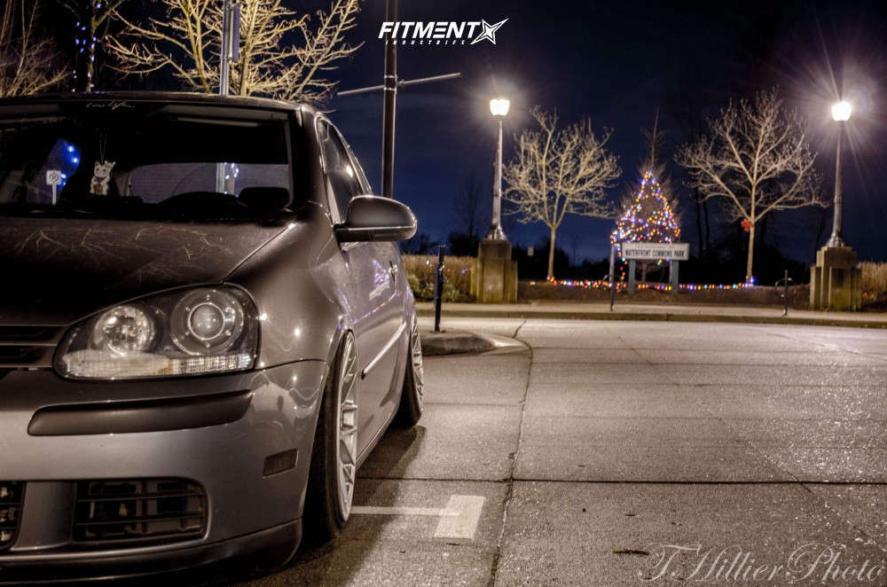 2007 Volkswagen Rabbit 2.5 with 17x9 Rotiform Rse and Ironman 205x40 on ...