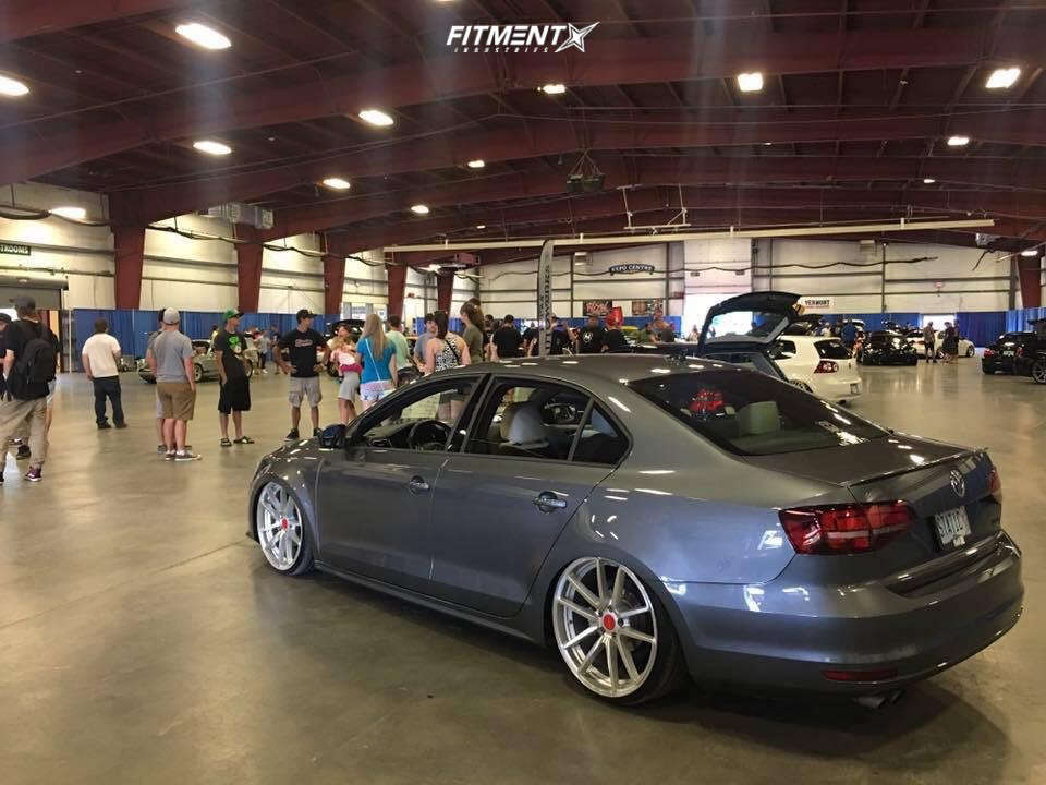 2016 Volkswagen Jetta Sport with 20x8.5 Rotiform Spf and Continental ...