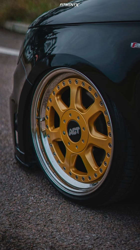 2012 Audi A3 TDI with 17x8.5 Ronal SX and Falken 195x40 on Air ...