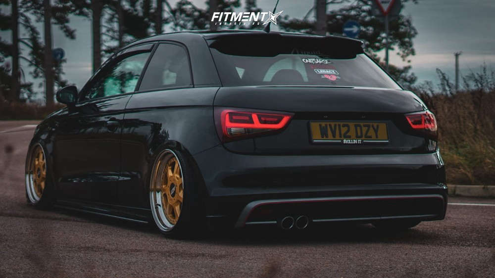 2012 Audi A3 TDI with 17x8.5 Ronal SX and Falken 195x40 on Air ...